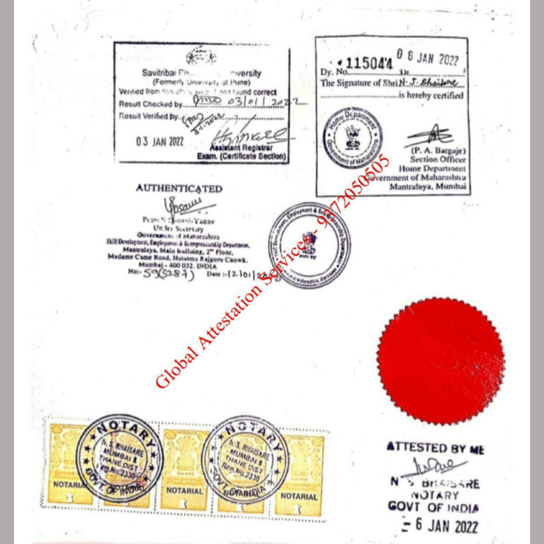 Marksheet Certificate Attestation in Pune | Best Marksheet Certificate ...